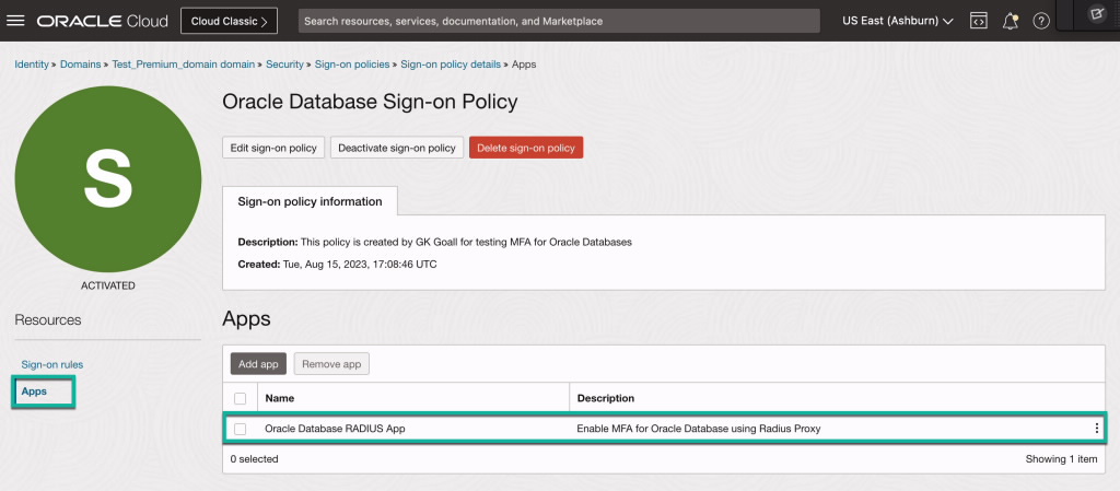 OCI IAM RADIUSプロキシ(パート2) - Oracle Databasesのマルチファクタ認証(MFA)の構成方法