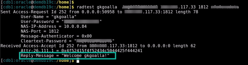 OCI IAM RADIUSプロキシ(パート2) - Oracle Databasesのマルチファクタ認証(MFA)の構成方法