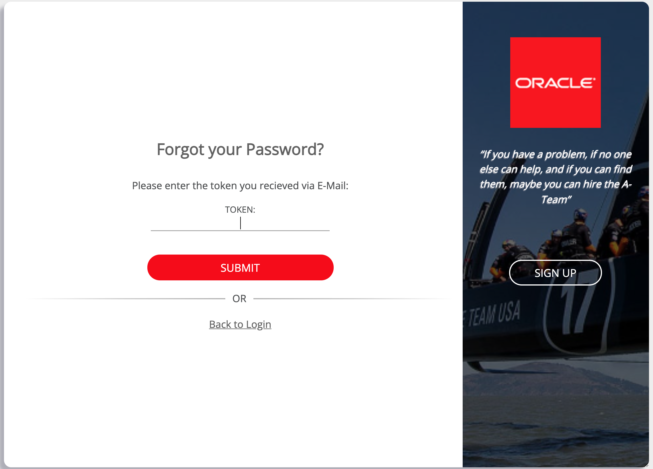 Account Recovery options support in Custom Login Widget | ateam