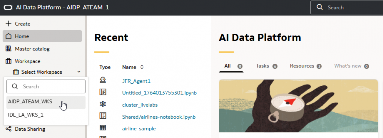 Oracle AI Data Platform – Getting Started with the Sample Notebooks | ateam