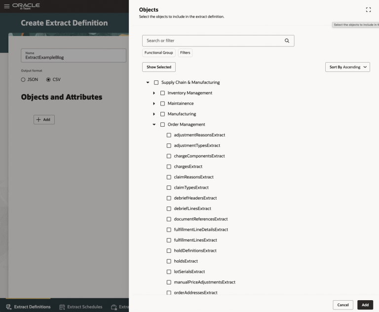 Introducing Oracle Fusion S New Data Extraction Tool Ateam