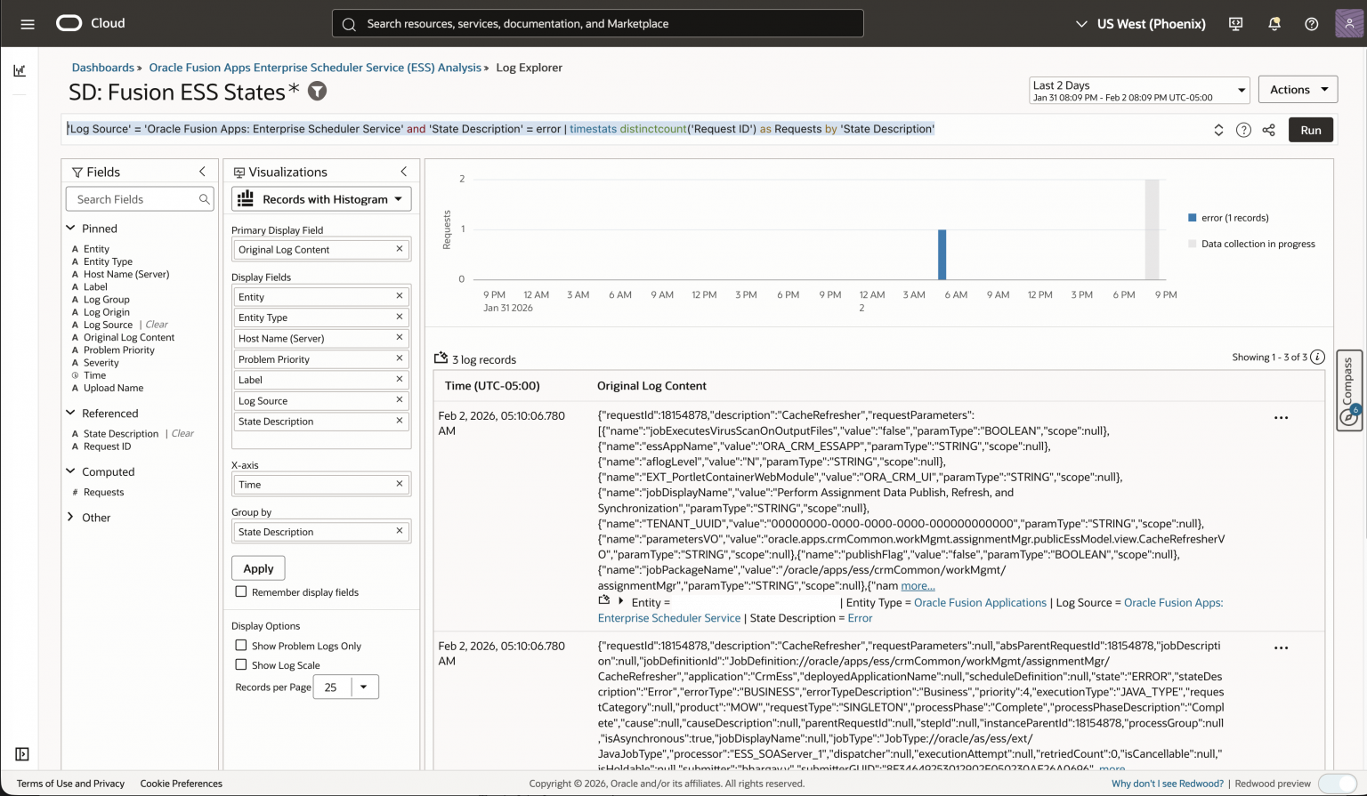 Gaining Insights from Fusion ESS, Audit and Security Dashboards with AI ...