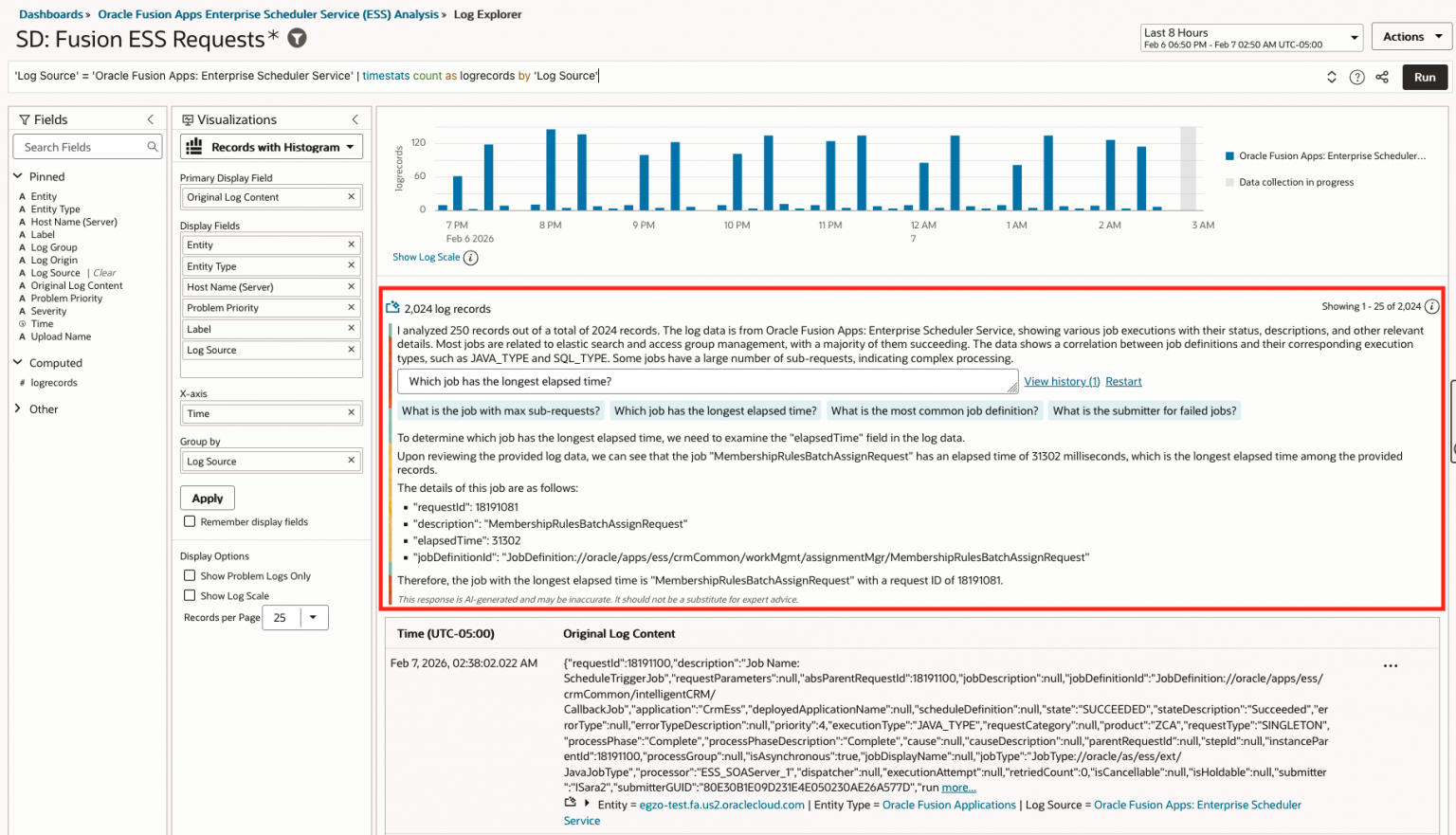 Gaining Insights from Fusion ESS, Audit and Security Dashboards with AI ...