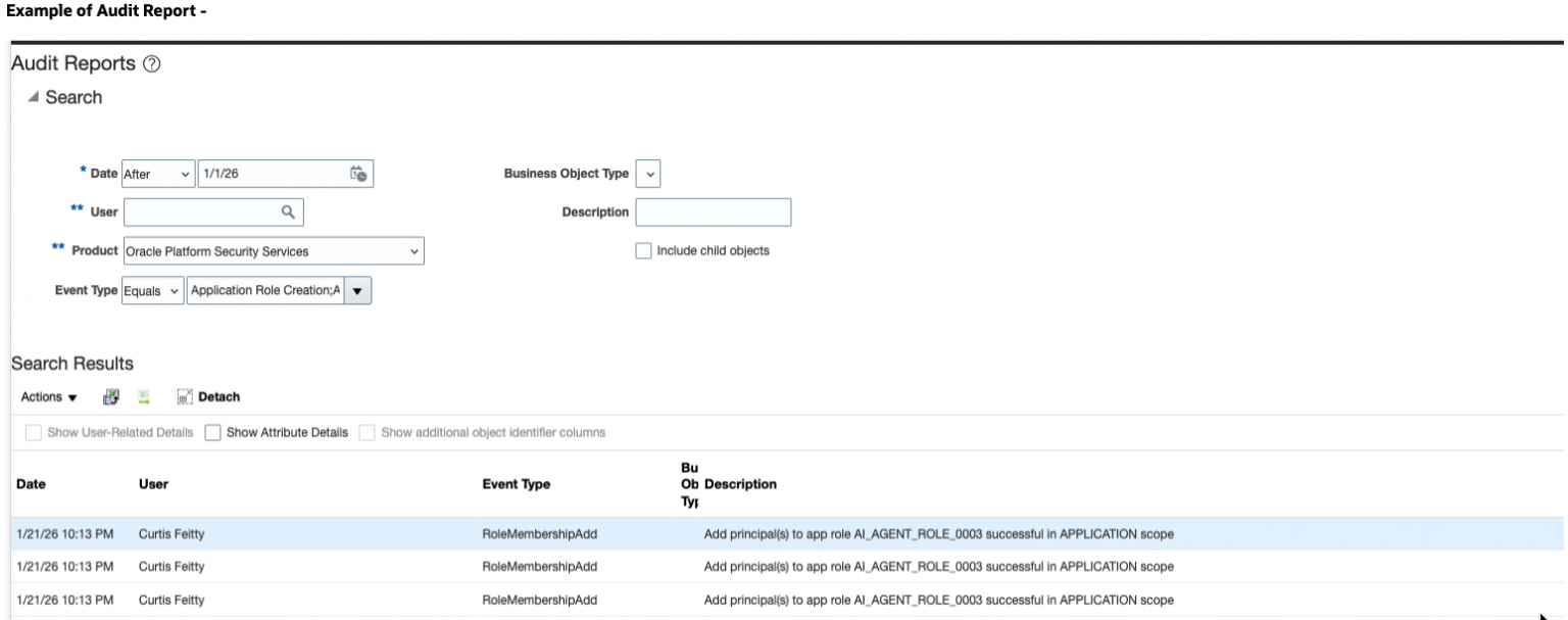 Who did what and with which access? Demystifying Oracle Fusion Security ...