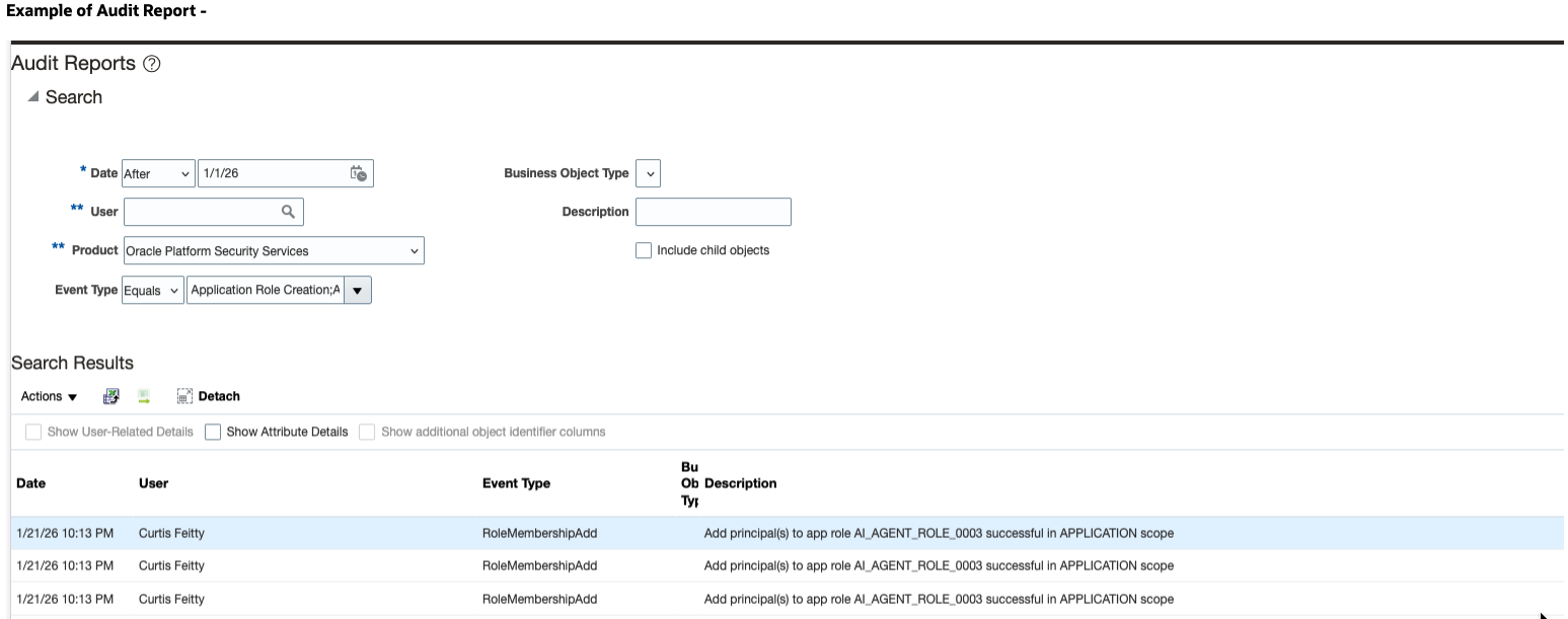 Who did what and with which access? Demystifying Oracle Fusion Security ...