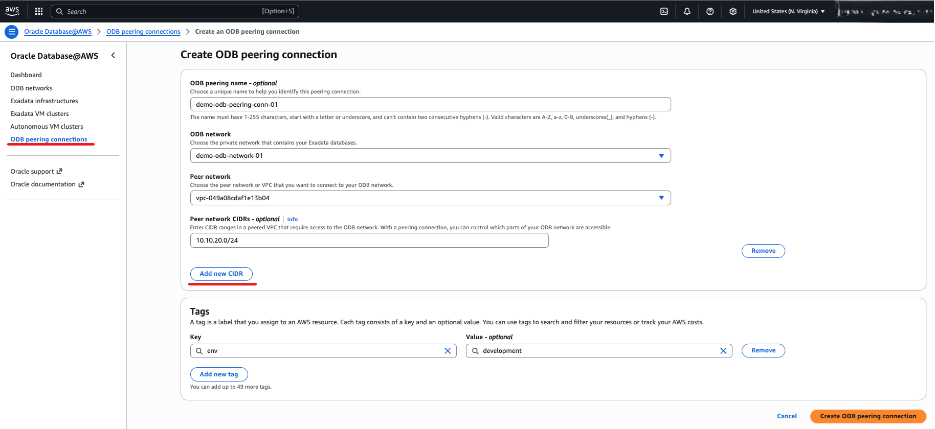 ODB@AWS – FAQ – Networking configuration | ateam