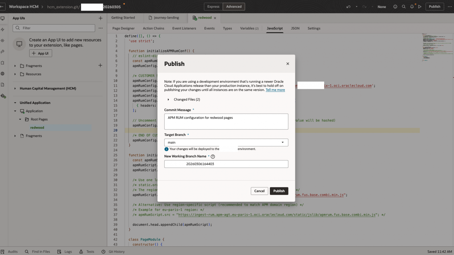 Real User Monitoring for Oracle Fusion SaaS Cloud Apps using OCI APM ...