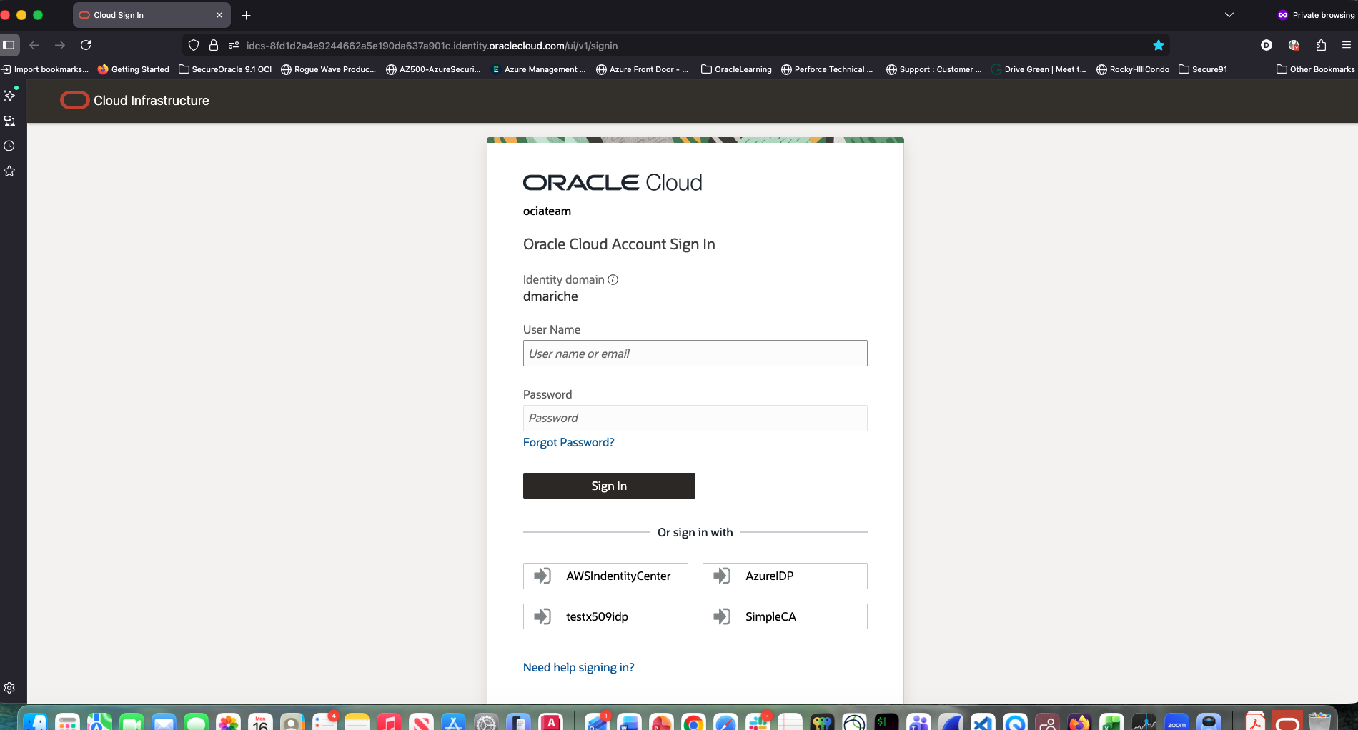 Setting up SAML SSO between AWS IAM Identity Center (IdP) and OCI ...
