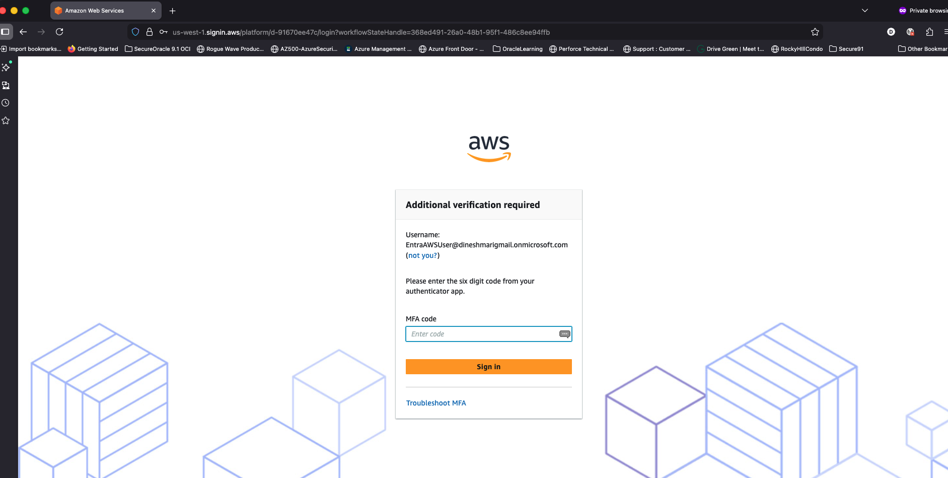 Setting up SAML SSO between AWS IAM Identity Center (IdP) and OCI ...