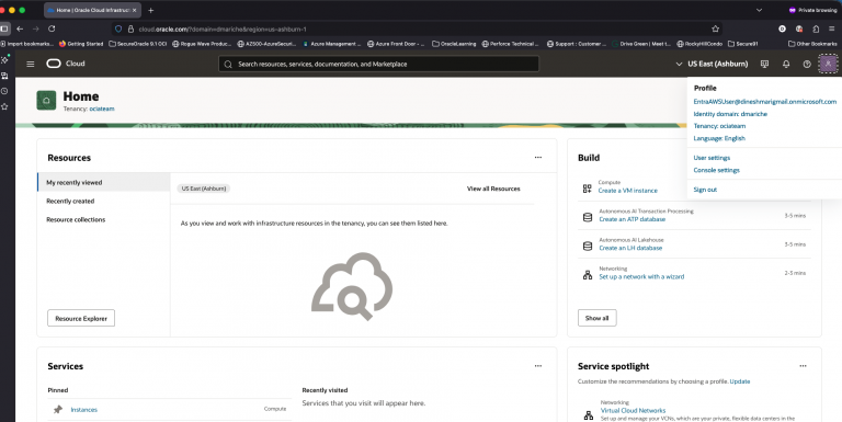 Setting up SAML SSO between AWS IAM Identity Center (IdP) and OCI ...